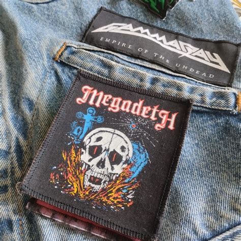 Megadeth Patch 80s Etsy