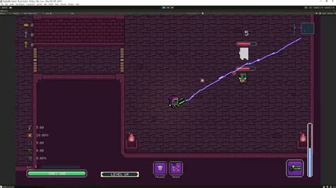 testing out my newest weapon for a top down roguelike i m making r unity2d