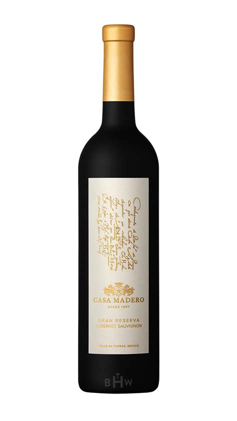 2019 Casa Madero Cabernet Sauvignon Gran Reserva Parras Valley Coahuil
