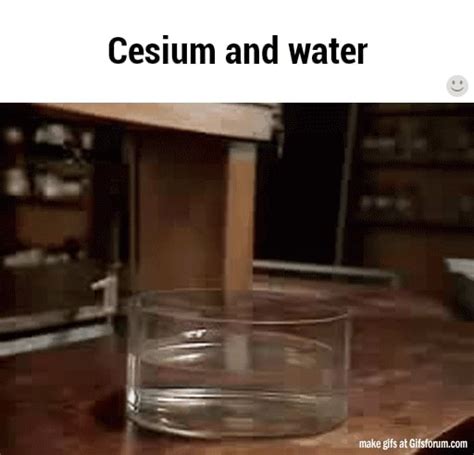 Cesium And Water