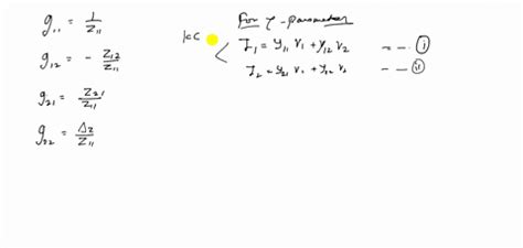 SOLVED Through Derivation Express The Z Parameters In Terms Of The ABCD Parameters