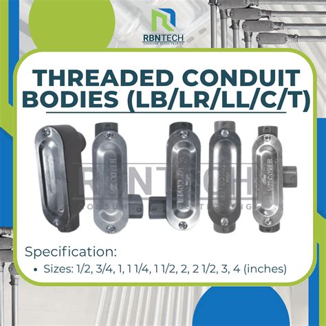 Threaded Conduit Bodies Lb Lr Ll C T Rbntech