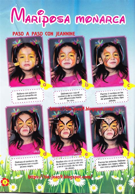 Mas Manualidades Caritas Pintadas Hallowen Mariposa