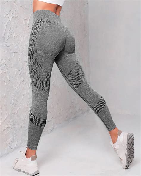 Paula Seamless Leggings Grey Amelia Activewear