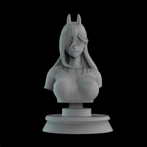 Power Bust 3d Model Ready To Print Stl