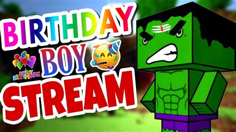 Minecraft Birthday Special Stream Youtube