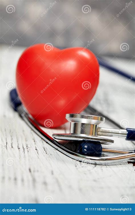 Stethoscope Checking The Heart Rate Medical Tool For Your Design Metal Stock Photo Image