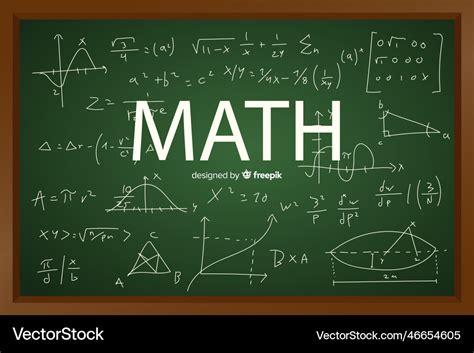 Green Chalkboard Background Math
