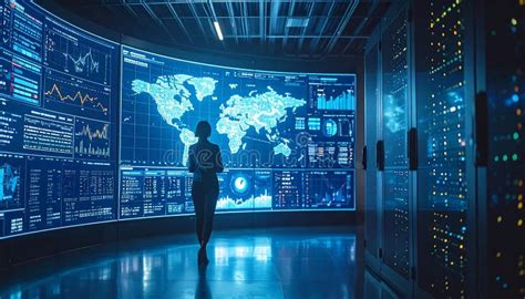 Data Analysis Insights Global Data Center Infographic High Tech Environment Professional