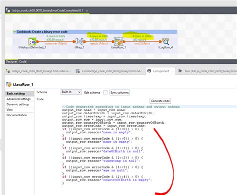 Binary Error Codes Replicate Output Rows With Multiple Errors Rtalend