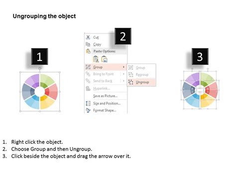 Six Staged Pie Chart With Text Boxes And Business Icons Flat Powerpoint Design Presentation