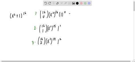 Solved Write The First Three Terms In Each Binomial Expansion Expressing The Result In