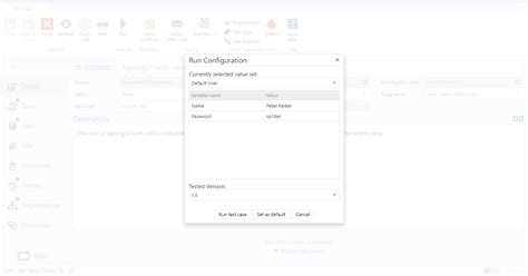Running Tests Manual Execution