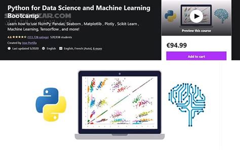 دانلود Udemy Python For Data Science And Machine Learning Bootcamp دانلود دوره آموزش علم