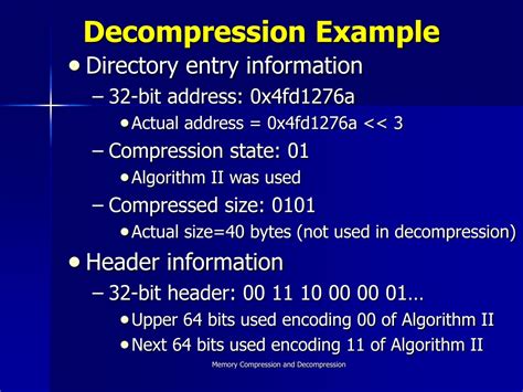 Ppt Integrating Memory Compression And Decompression With Coherence