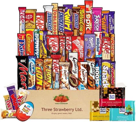 Chocolate Candy Bar Box