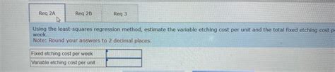 Solved Using The Least Squares Regression Method Estimate