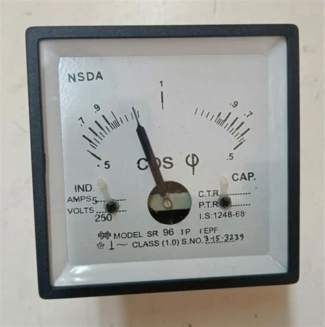 5 Amp Power Factor Meter At ₹ 1500piece Electrical Meter In Mumbai