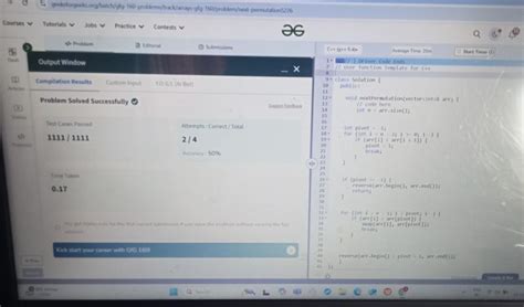 Shreya Kanade On Linkedin Dsa Codingchallenge Learningjourney Geeksforgeeks Programming