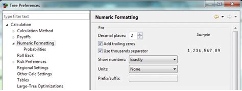 Numeric Formatting