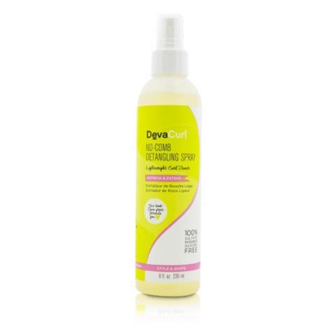 Devacurl Nocomb Detangling Spray Lightweight Curl Tamer Refresh