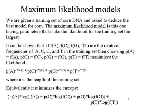 Predicting Species Statistical Models Problem Given A Dna