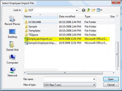 5 02 03 Importing Employee Lists
