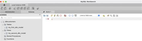 First Project Setup For Dbt