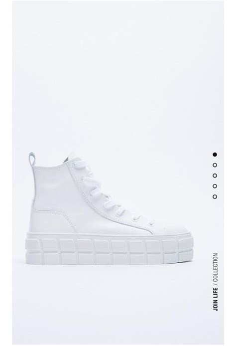 Супер кеди хайтопы кросівки від Zara 100 шкіра — ціна 3500 грн у каталозі Кеди Купити жіночі