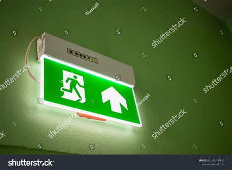 Emergency Exit Sign Hospital Stock Photo Shutterstock