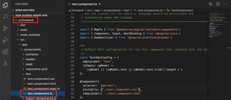 map spa components to aem components getting started with the aem spa