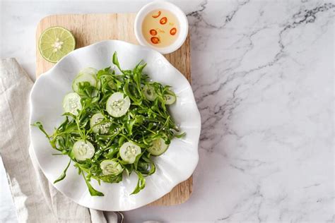 Premium Photo Cucumber And Sesame Salad