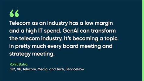 Applying Generative Ai In Telecom