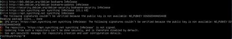 Gpg Error When Setting Up Syncthing In Debian 12 Support Syncthing