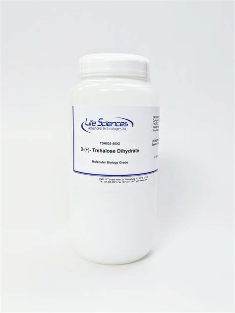 D Trehalose Dihydrate Life Sciences Advanced Technologies