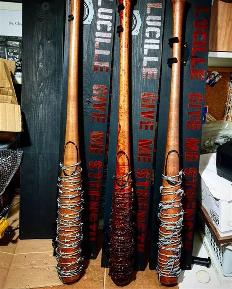 Lucille Baseball Bats Collection From The Walking Dead