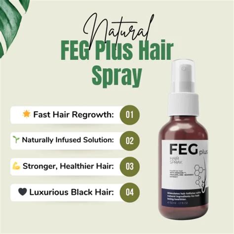 Feg Plus Hair Growth Spray In Pakistan Buy 50ml At Best Price