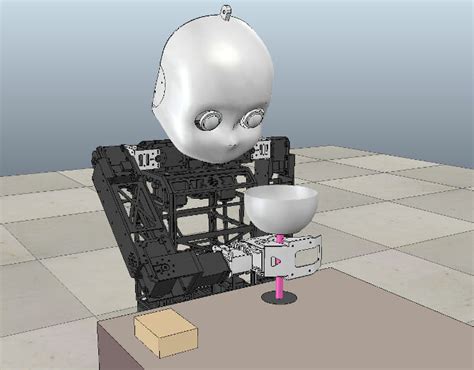 A Real A And A Simulated B Robotic Scenario Download Scientific Diagram