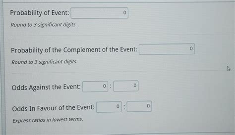 Solved Complete The Following I Calculate The Probability Chegg Com