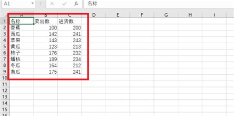 Excel如何快速对比两列数据并将不同项标记颜色 新知
