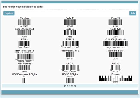 5 Ejemplos De Códigos De Barras Códigos De Barras Clasificación Y 5