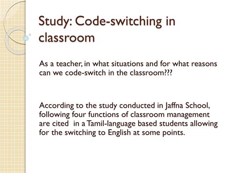 Ppt Code Switching Code Mixing Powerpoint Presentation Free Download Id 216450