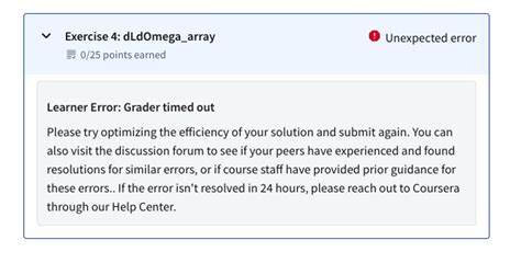 C2 W1 Assignment Grader Time Out While Grading DLdOmega Of Omega Array Calculus For Machine