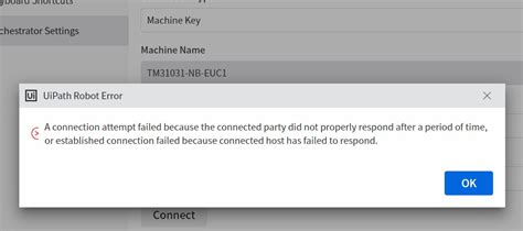 Unable To Connect To Orchestrator Using Uipath Assistant Orchestrator Uipath Community Forum