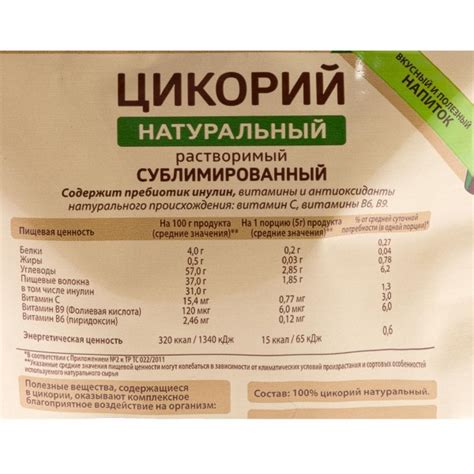 Цикорий растворимый Экологика 75гр