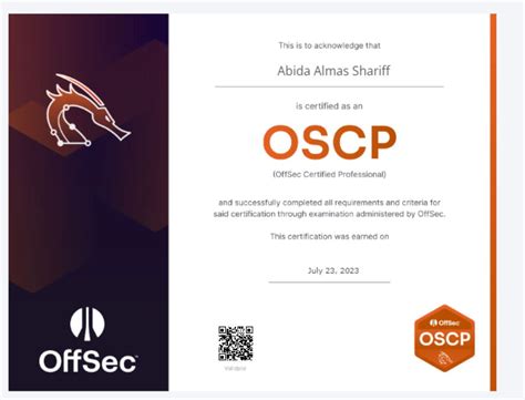 Abida Shariff On Linkedin Oscp Infosec Cybersecurity Offensivesecurity Penetrationtesting