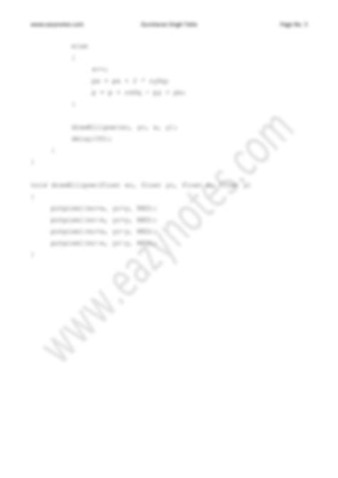 SOLUTION Program To Draw An Ellipse Using Mid Point Algorithm Studypool