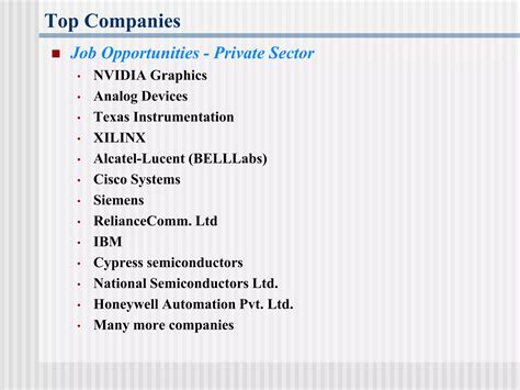 Electronics And Communication Engineering Ppt Technology Industry