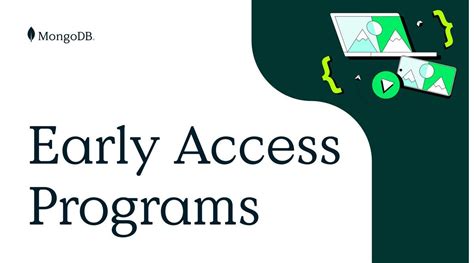 mongodb s early access programs for software development david