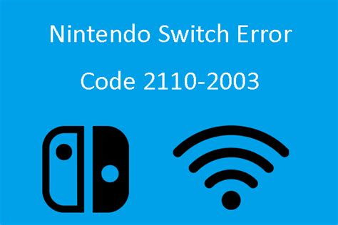 Solved Nintendo Switch Error Code 2110 2003 Unable To Connect